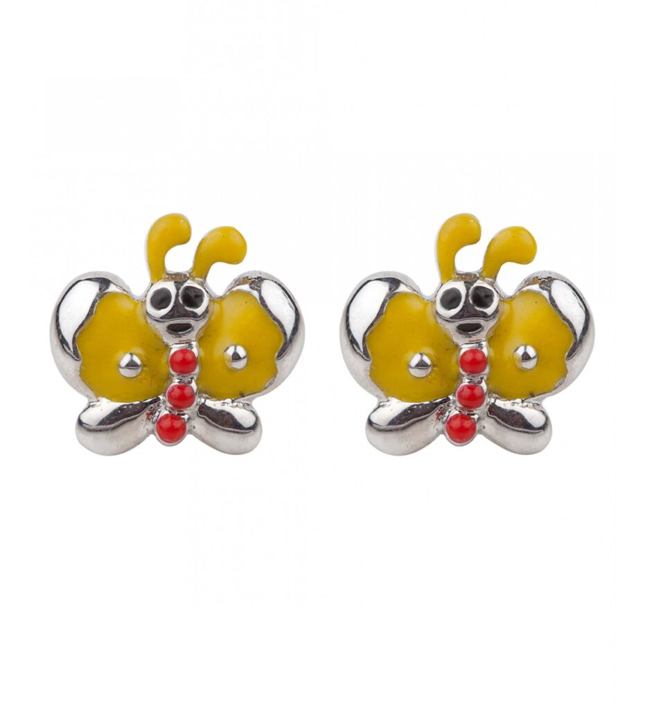 YELLOW BUTTERFLY STUDS – Mirari